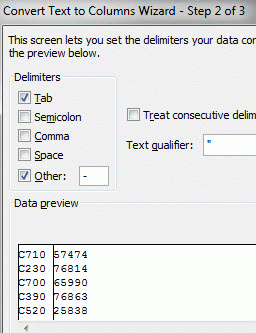 Spreadsheets: Using Text-to-Columns in a Macro | CFO