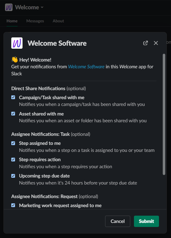 Integrate Slack – Support Help Center