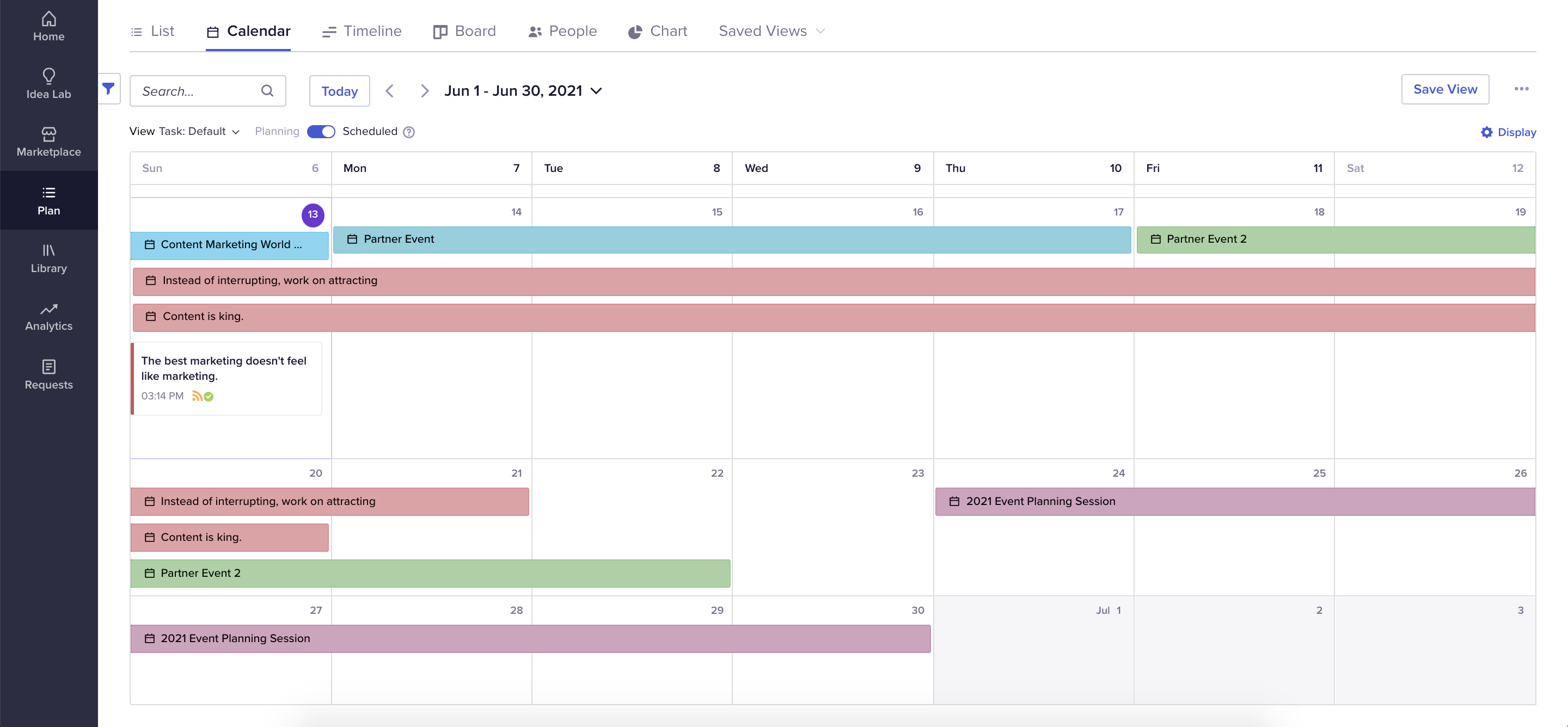 Visual calendar – Support Help Center