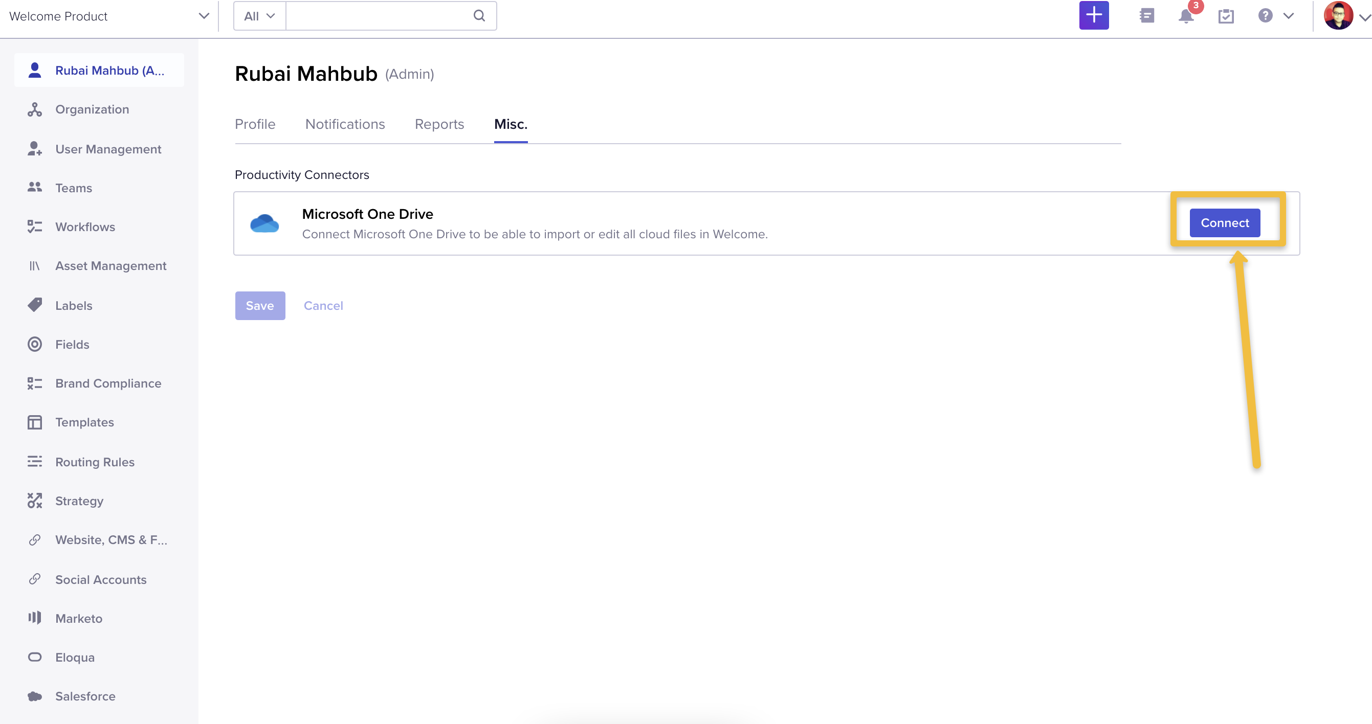 Integrate Microsoft OneDrive – Support Help Center